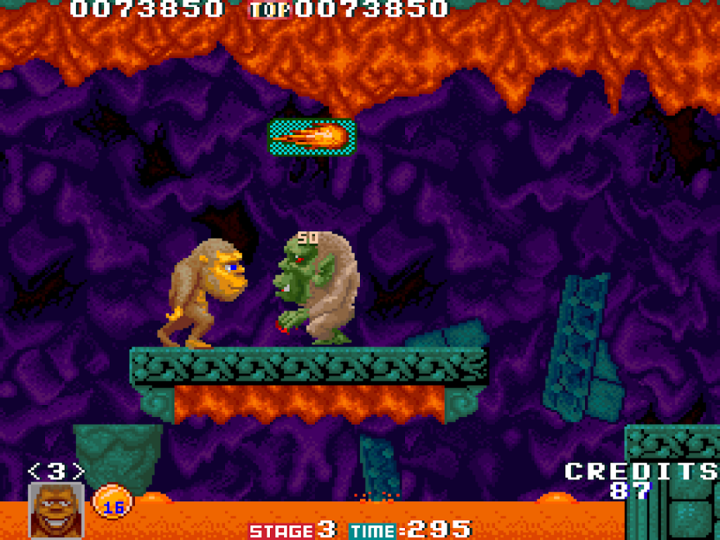 Toki (Arcade): COMPLETED! – deKay's Lofi Gaming